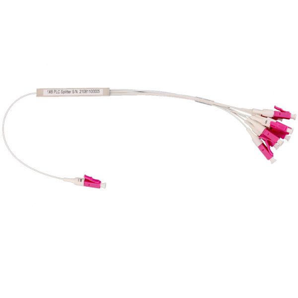 Quality OEM ODM FTTH Fiber Optic Mini PLC Splitter With LC APC Connector for sale