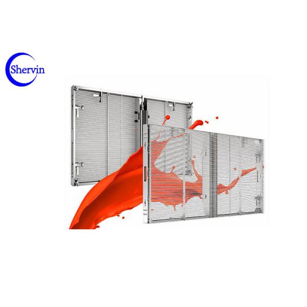 Quality P7.81 1000X500mm Clear Flexible Led Curtain Display for sale