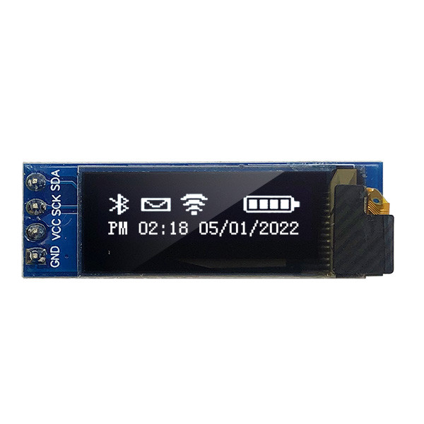 Quality 0.91-Inch OLED Display Module (128x32, White/Blue, I²C, SSD1306) – Ultra-Compact for sale