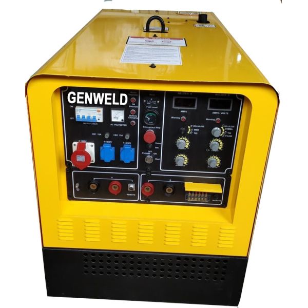 Quality Diesel Engine Driven Pipeline Welding Machine WD400-Ⅱ 400A With Dual Operator Capabilities for sale