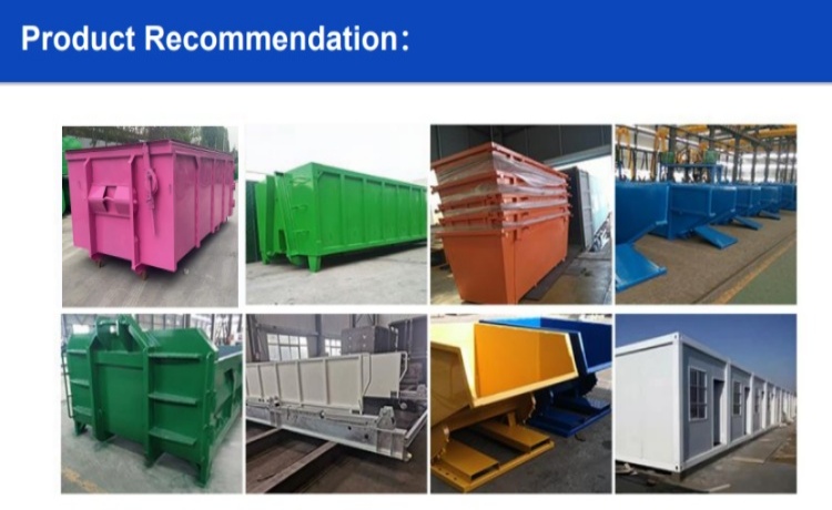 Forklift attachment bin