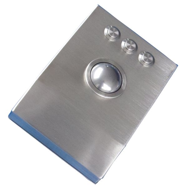 Quality IP65 Dynamic washable 38mm Trackball Vandal Proof mouse with USB interface for sale
