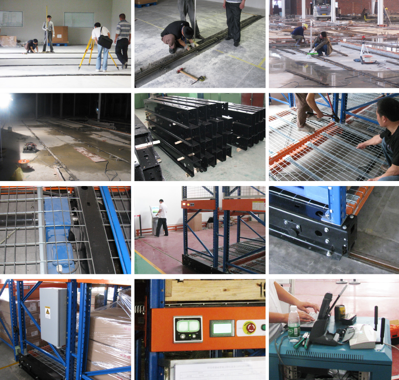 Electric mobile racking system