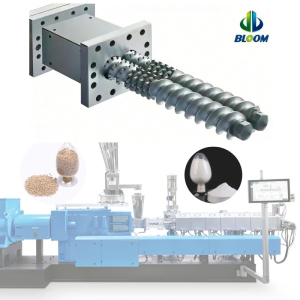 Quality High Strength Nickel Alloy Twin Screw Barrel with Wear Resistance for Plastic for sale