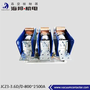 Quality 3.6kV 3 Phase Vacuum Contactor Medium Voltage For AC 50 - 60Hz Power Systems for sale