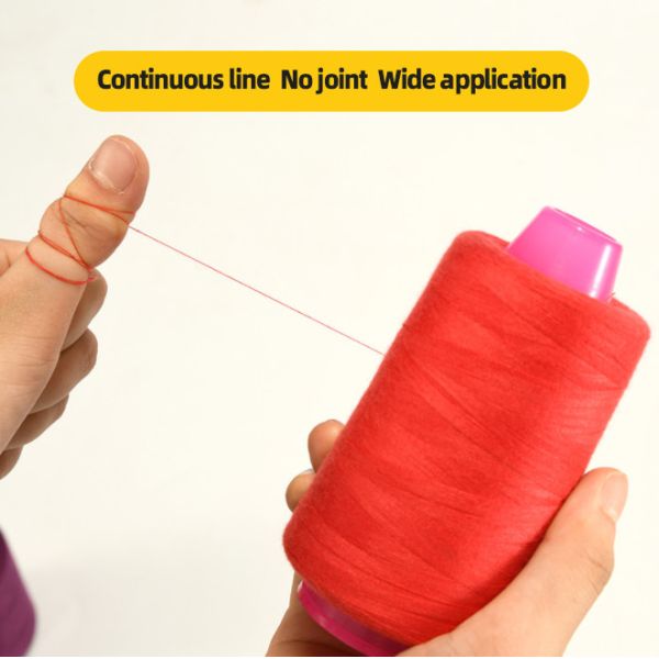 Quality 100% Polyester Textured Recycled Yarn 40 / 2 Sewing for sale