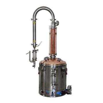Quality Essential Oil Extractor Distillation Vacuum Steam Stainless Steel 25L for sale