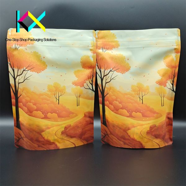 Quality Eco Friendly Recyclable Packaging Bags for Cookie Gummy Candy Stand Up Pouch with customer's logo for sale