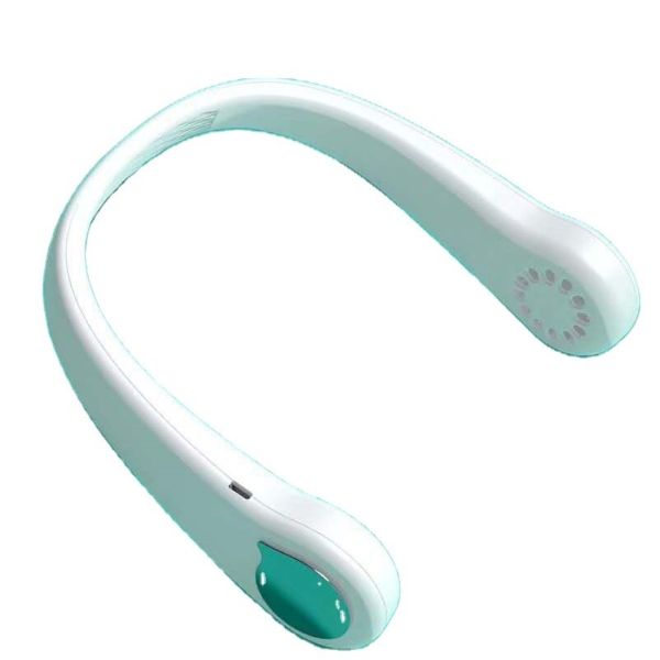 Quality Leafless Hands Free Neck Fan 1800MAh Personal Neck Air Conditioner for sale