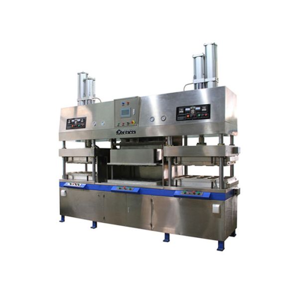 Quality Semi Automatic Paper Pulp Molded Paper Plate Making Machine for Food Container 700 Pcs / Hour for sale