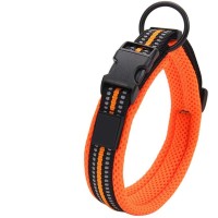 Quality Soft Nylon Dog Collar 3M Reflective Material for sale