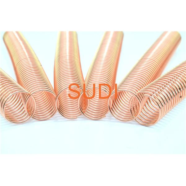 Quality 4:1 Gold 12" Plated Spiral Bound Coil for sale