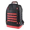 Quality Water Resistant Tool Backpack Stylish Practical Backpack Black Red Color for sale
