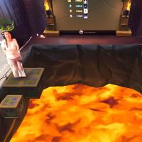 Quality Social Games VR Arena Floor Is Lava Interactive Projector Game MR AR Equipment for sale