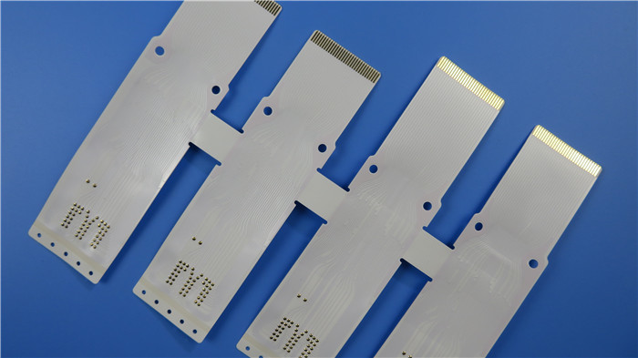 Quality White Flexible PCB Board on PET with Bulge Pads and Immersion Gold for Printer for sale