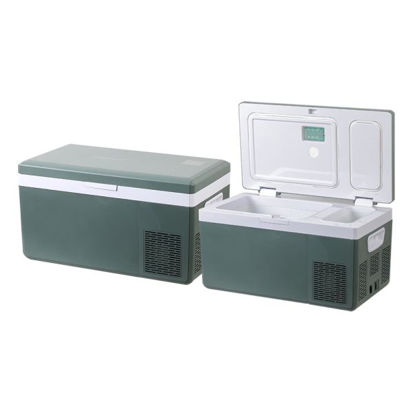 Quality 12V Solar Powered Refrigerator Car Portable Fridge for French OEM Camping Armrest Box for sale