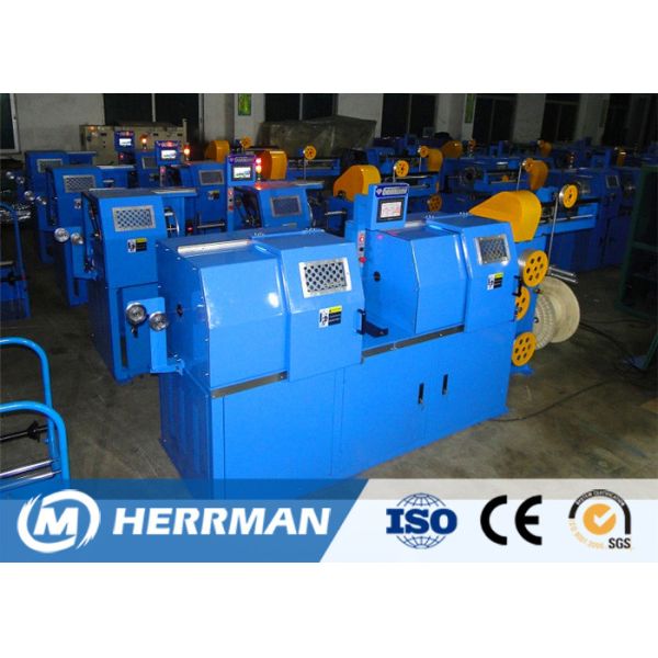 Quality Triple Layer Concentric Cable Taping Machine Speed Up To 2200RPM PLC Control for sale