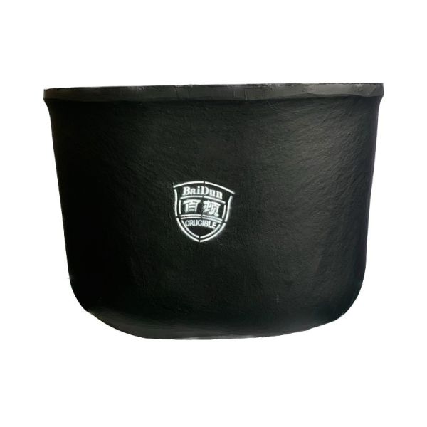 Quality Cylindrical Clay Graphite Crucible Metal Melting Thermal Shock Resistant Cylindrical Crucible for sale