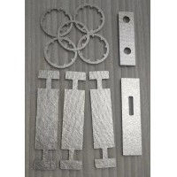 Quality Thermal Electrical Insulation Mica Washers Vibration Dampening Materials for EV for sale