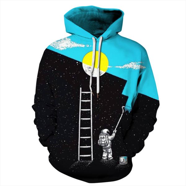 Quality Personalized Logo Full Sublimation Hoodies Cotton Polyester Hoodie Couple Clothes for sale