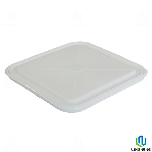 Quality 23L Square Plastic Buckets Stackable Nestable With Lid for sale