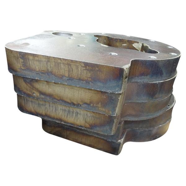 Quality 80mm CNC Flame Cutting Q355B Carbon Steel Flat Round Metal Plates for sale