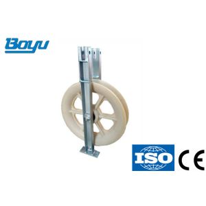 Quality Hanging Cable Hook Roller , Single Wheel Cable Block Pulley Transmission Line for sale