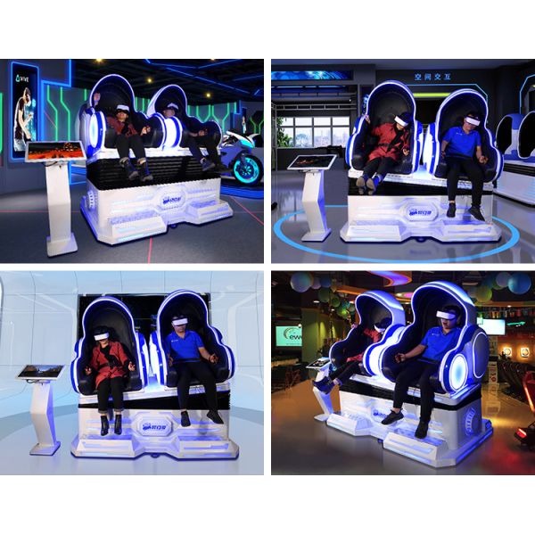 Quality YHY 9D Virtual Gaming Chair 2.5KW Double Egg VR Motion Simulator Chair for sale