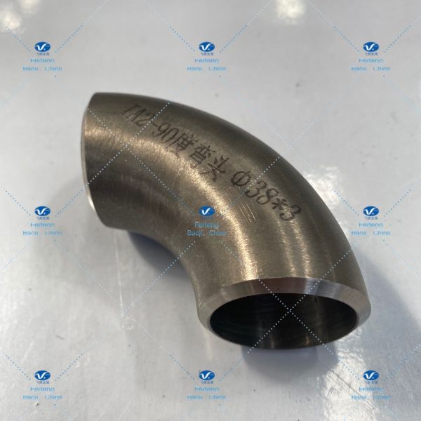 Quality Low Density Seamless Gr2 Titanium Elbow OD38*3 for sale