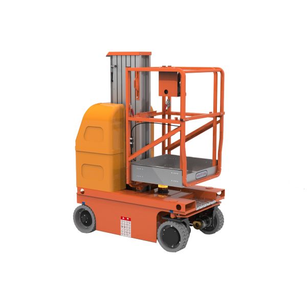 Quality high Efficiency All Electric Vertical Mast Lifts Streamlined Maintenance for sale