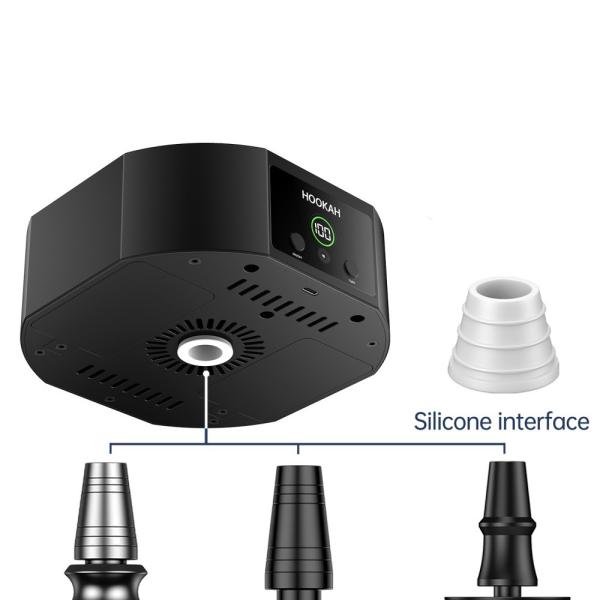 Quality Black Electric Shisha Hookah Bowl with Temperature Adjustable LED and Unique for sale