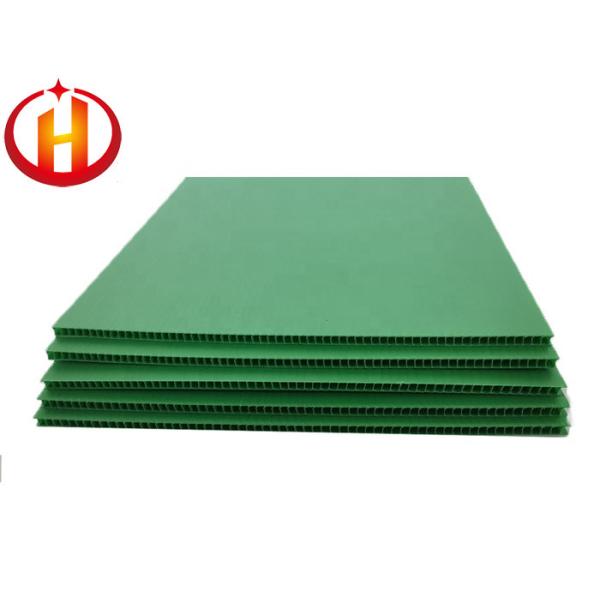 Quality Green Color Eco Friendly PP Coroplast Sheets Anti Static ESD for sale