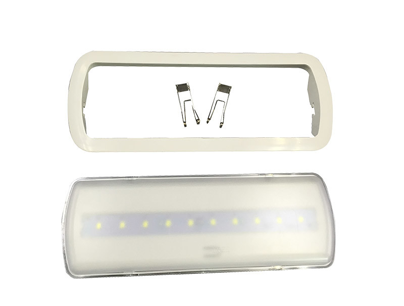 Quality 3 Hours Autonomy Li-Ion Battery Operated Fire Resistance ABS Commercial Recessed for sale