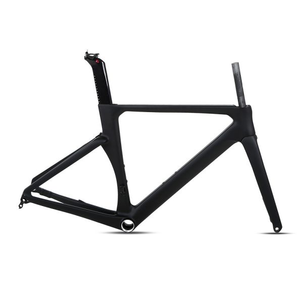 Quality Aero 50CM Carbon Fiber Bicycle Frame EPS Gloss With Fork for sale