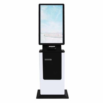 Quality 23 Inch Self Ordering Kiosk Touch Screen Scanner Self Order Pos System for sale