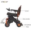 china Brushless Motor 150Wx2 Folding Power Wheelchair With Rigid PU Tyre