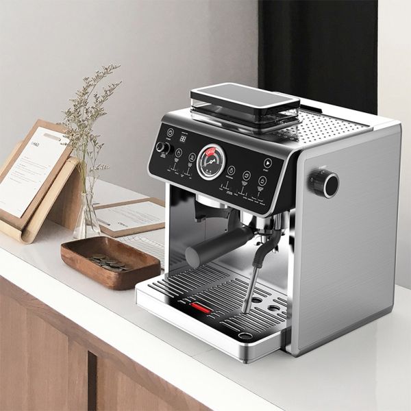 Quality 15 Bar Espresso Machine Automatic Coffee Maker Steam Wand Smart Home for sale