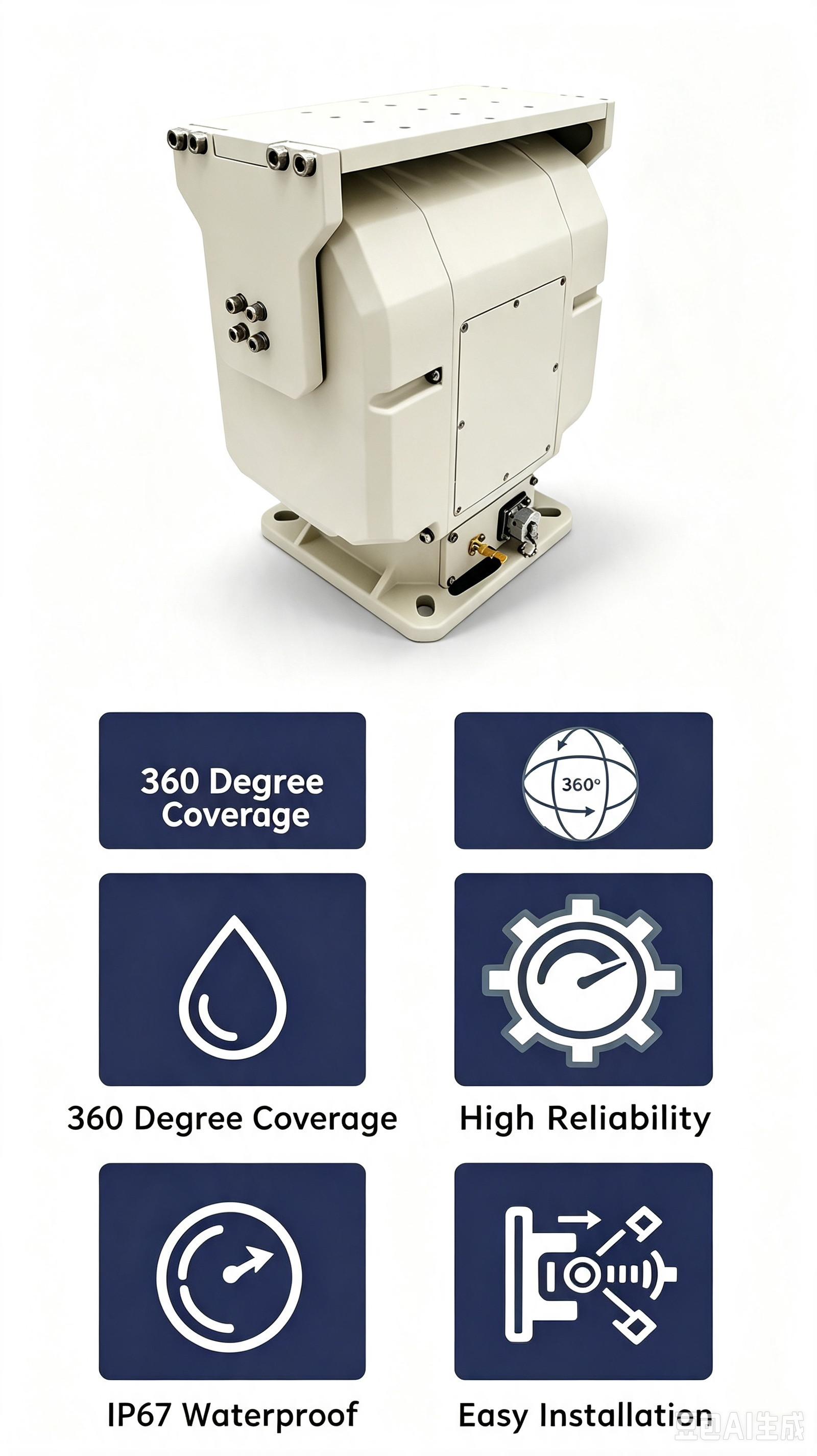 Quality High-Performance Pan Tilt Unit with 20kg Payload, 360° Continuous Rotation, and for sale