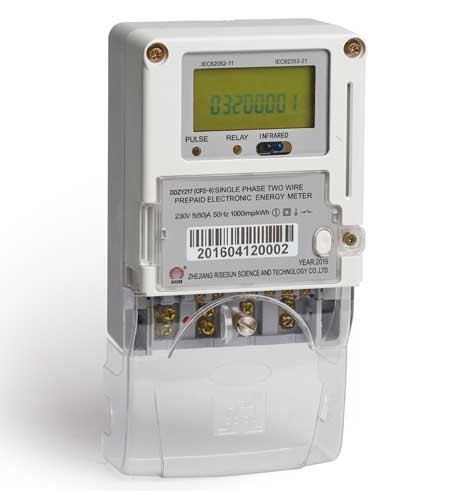 Quality Smart Card GPRS PLC LORA Electric Meter Prepaid Electronic Meter 5 60 A 10 100 A for sale