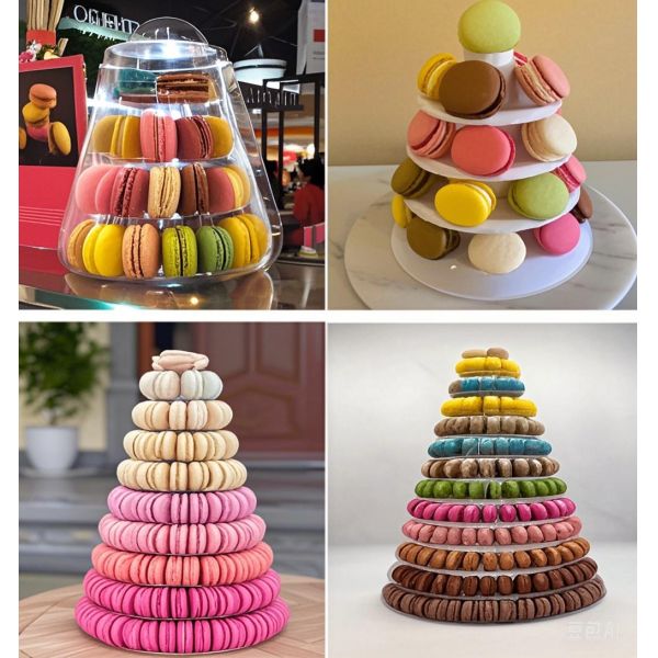 Quality Eco-Friendly Plastic Macaron Packaging for Sustainable and Responsible for sale