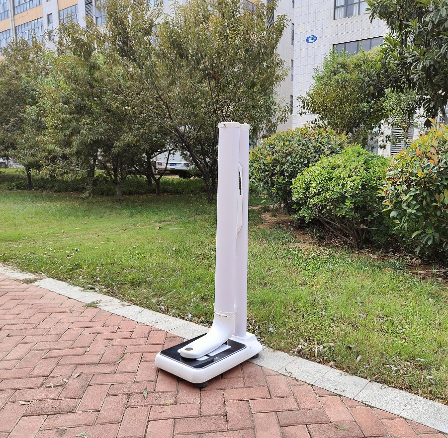 Quality LCD Touch Screen Folding Ultrasonic Measure Height Standing Scale for Within for sale