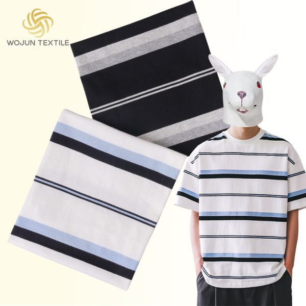Quality Breathable Striped Cotton Fabric for sale
