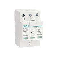Quality BRPV3-1000 1000V 40kA 3P DC Solar PV Surge Protection device  Surge Arrester Lightning Suppressor solar surge arrester for sale