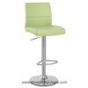 china Upholstered Plywood 48CM 112CM Beige Leather Bar Stools With Metal Legs