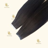 Quality Chinese Hair Jet Black Invisible Seamless Injected Tape Human Hair Extensions for sale
