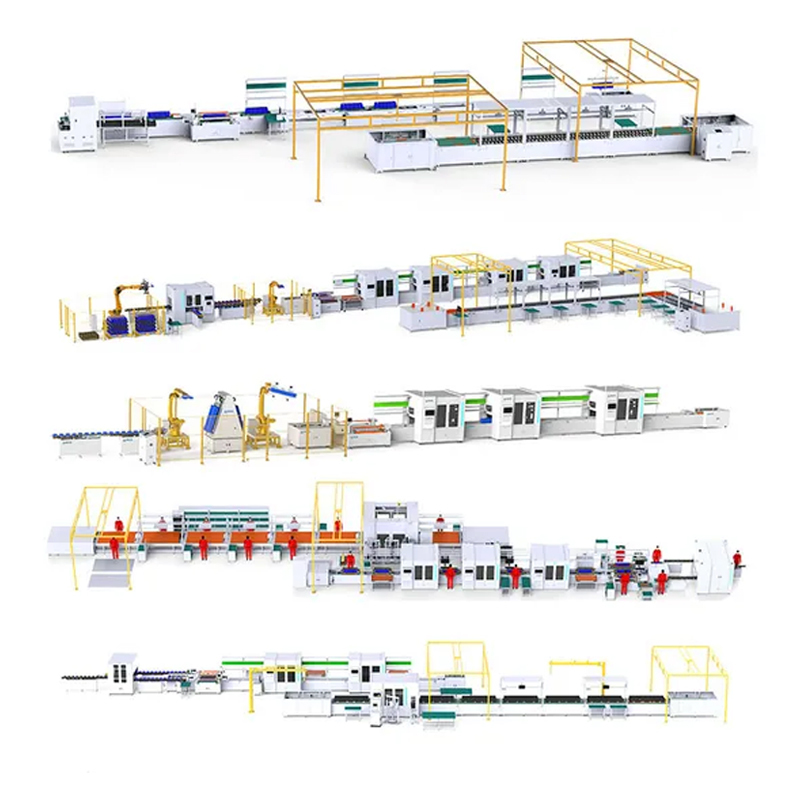 Cylindrical battery assembly line machinery and components
