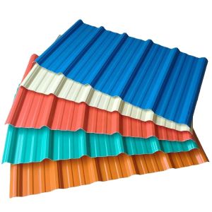 Quality Colored 4 X 8 Corrugated Metal Panels 0.12-6mm for sale