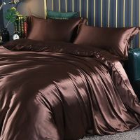 Quality Father'S Day 100 Silk Bedding Set , 4Pcs 16mm Mulberry Duvet Cover for sale