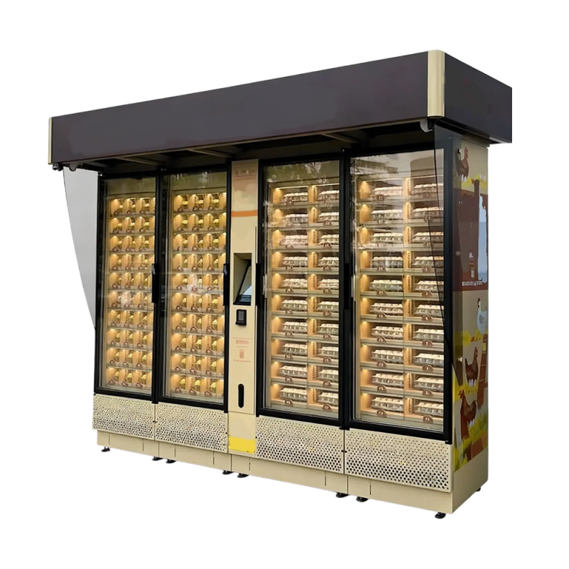 Quality WEIMI Chicken Egg Vending Machine with 21.5 inch Touch Screen, Smart Cooling System (3-20°C), and 34 Customizable Lockers for sale
