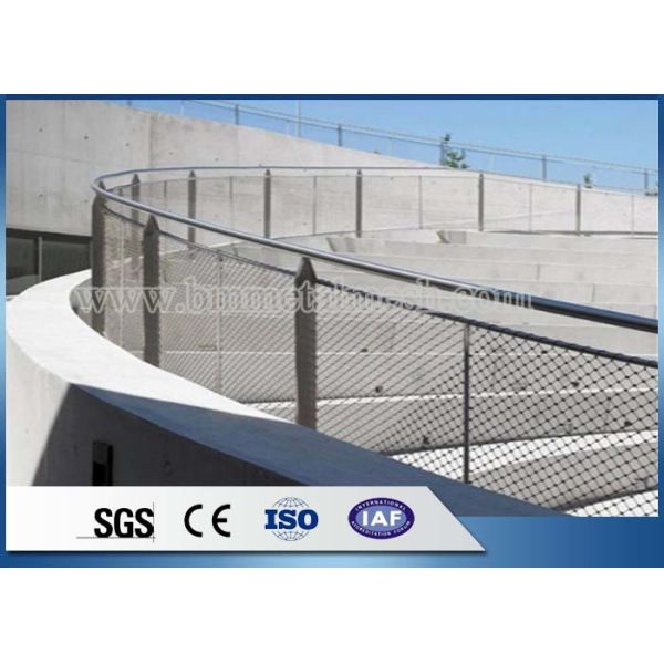 Quality Stainless Steel Cable Webnet / Cable Mesh For Bridge Protection for sale